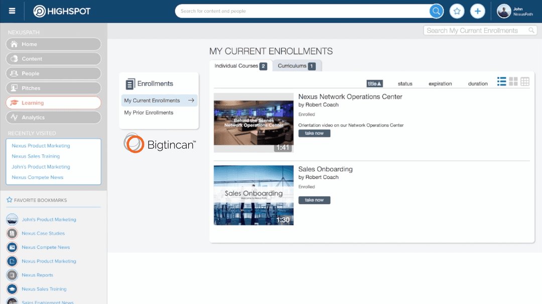 HighSpot | Bigtincan